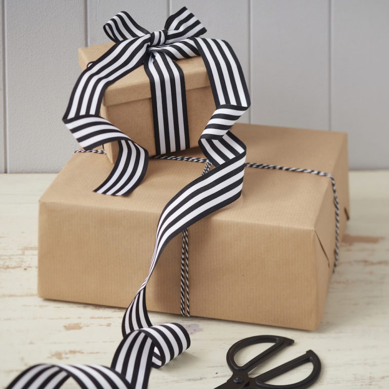 Black and White Stripped Ribbon with Butchers Twine | Uniqdays